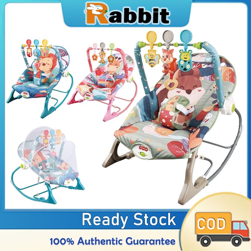 Rabbit Rocking Chair Comfortable Chair Cradle Bed With Music To Coax ...