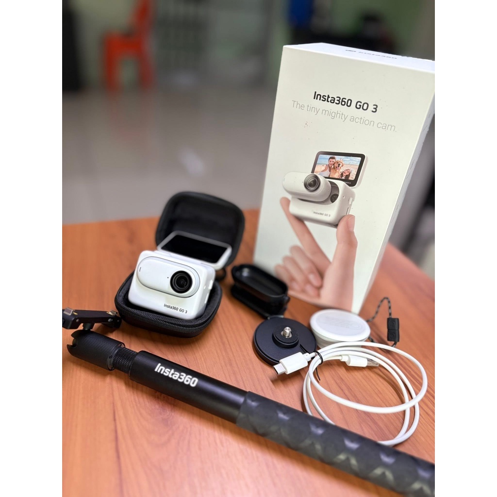 Insta360 Go 3 64GB Camera WiFi Mini Action Waterproof Helmet POV Pod ...
