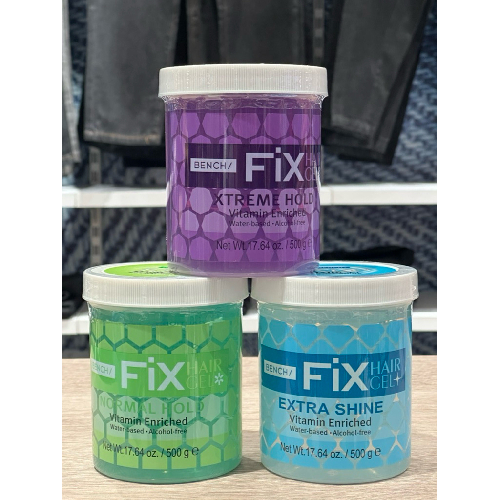 BENCH Fix Hair Gel Strong Hold 500g | Shopee Philippines