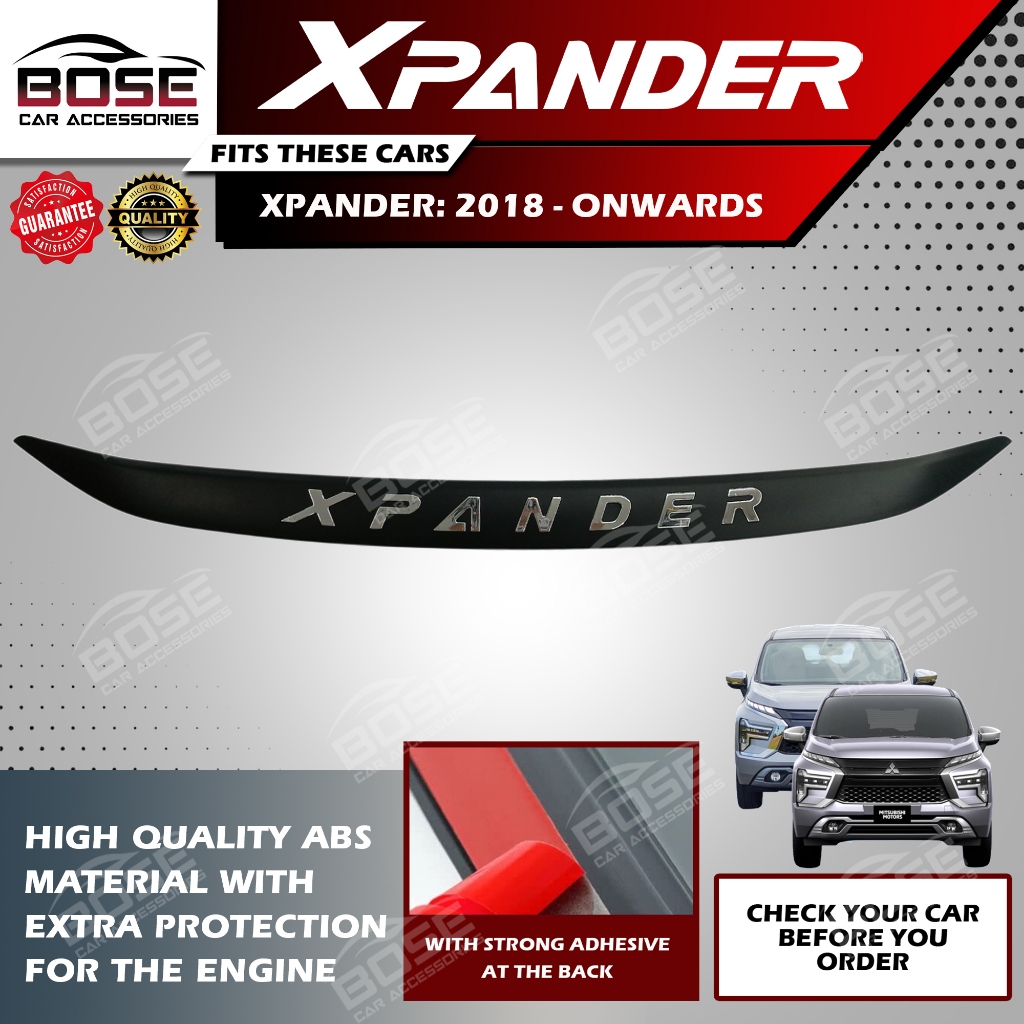 Car Bonnet Guard for Mitsubishi Xpander 2018 - 2023 Hood Lip Guard With ...