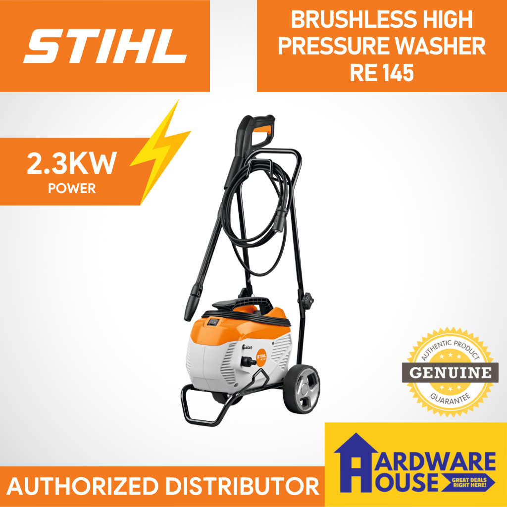 ORIGINAL STIHL Brushless Electric High Pressure Washer RE 145 2300W ...