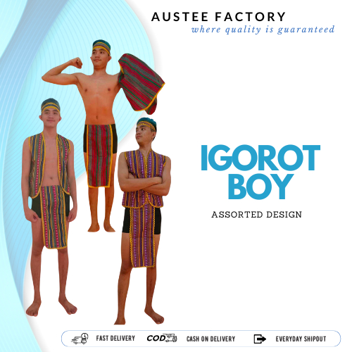 Dp Mine Igorot Costumes for Boy Kids To Adult | Shopee Philippines