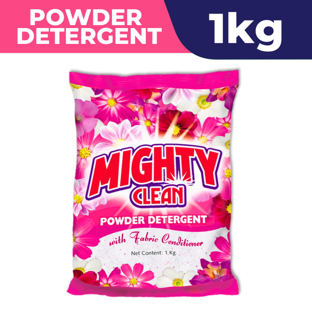 Mighty Clean Powder Detergent Floral Blossom - Powder (Pink) - 1 kilo ...
