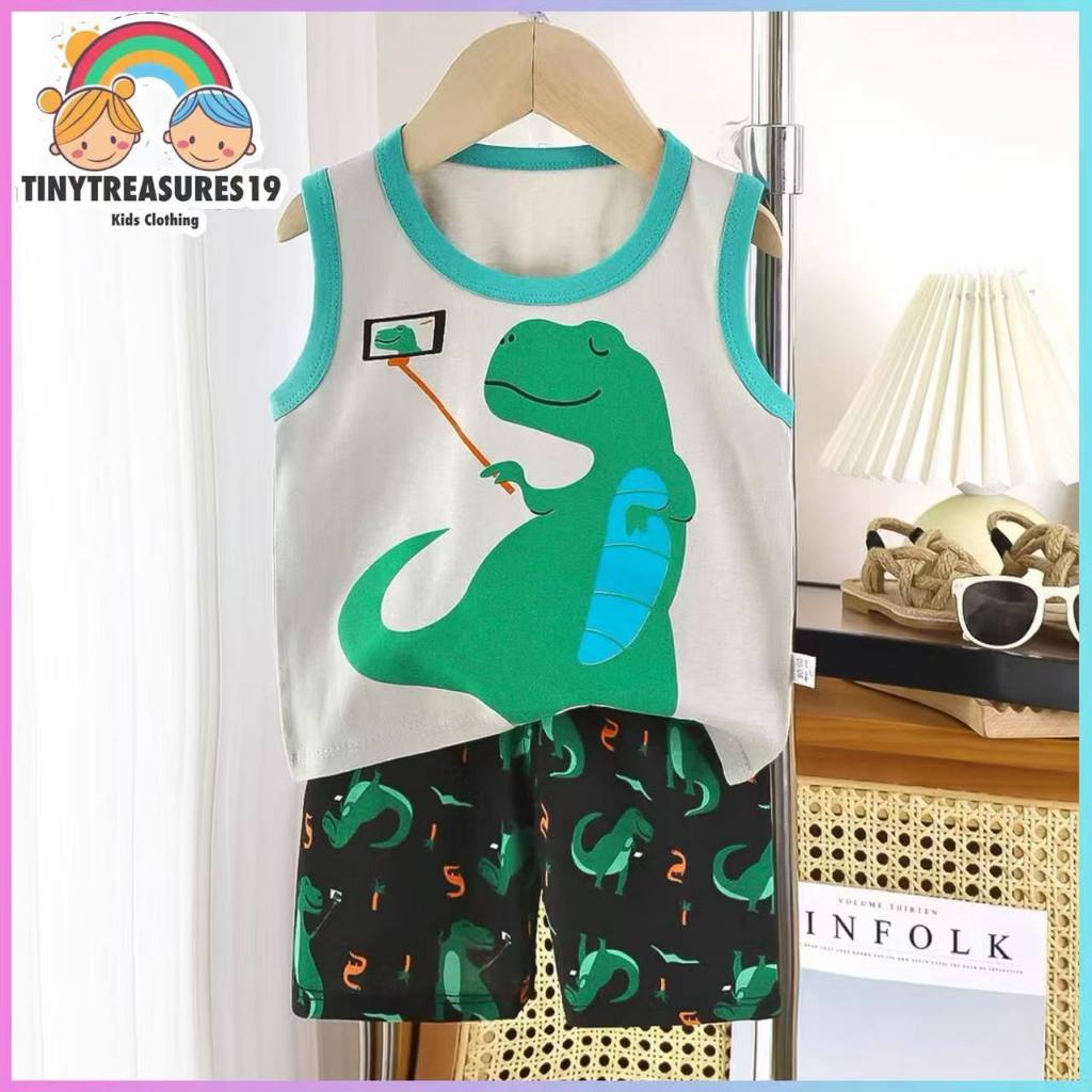 Tinytreasures19 Summer Sando Short for Kids/Boy/Baby Set Newborn 1 2 3 ...