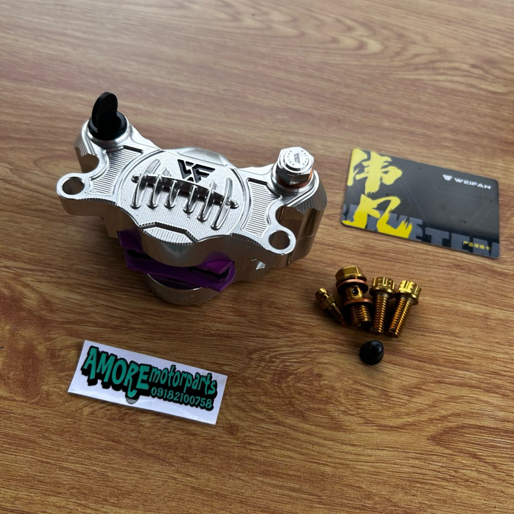 AMR 2POT WEIFAN PREMIUM CALIPER FOR WAVE CLICK AEROX RAIDER | Shopee ...