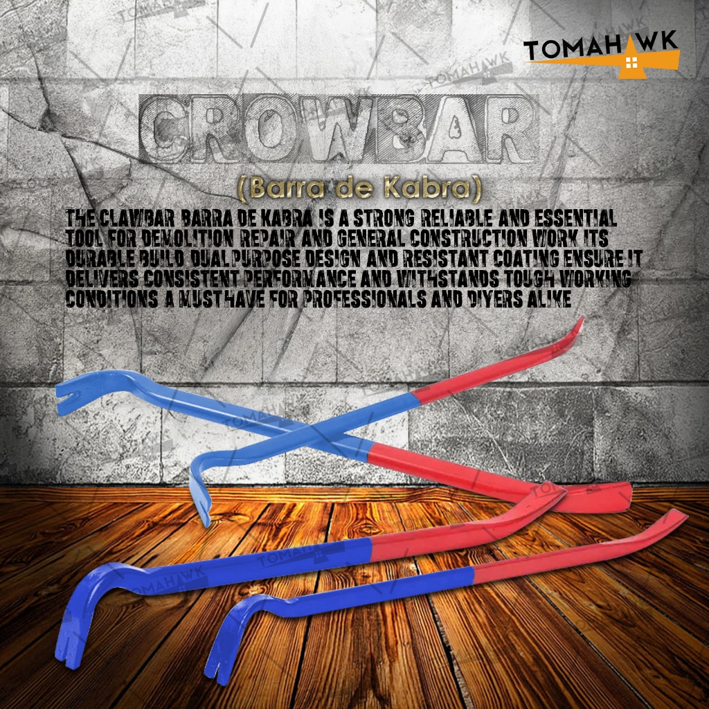 TOMAHAWK HEAVY DUTY CLAWBAR,WRECKING BAR, DUAL PURPOSE, NAIL RIPPER ...