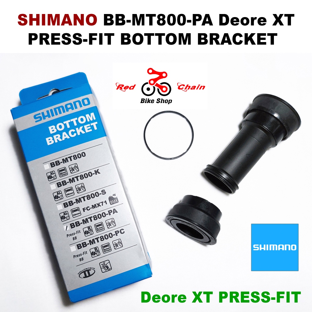 SHIMANO Deore XT BB-MT800-PA PRESS-FIT BOTTOM BRACKET for MTB (Original) | Shopee Philippines