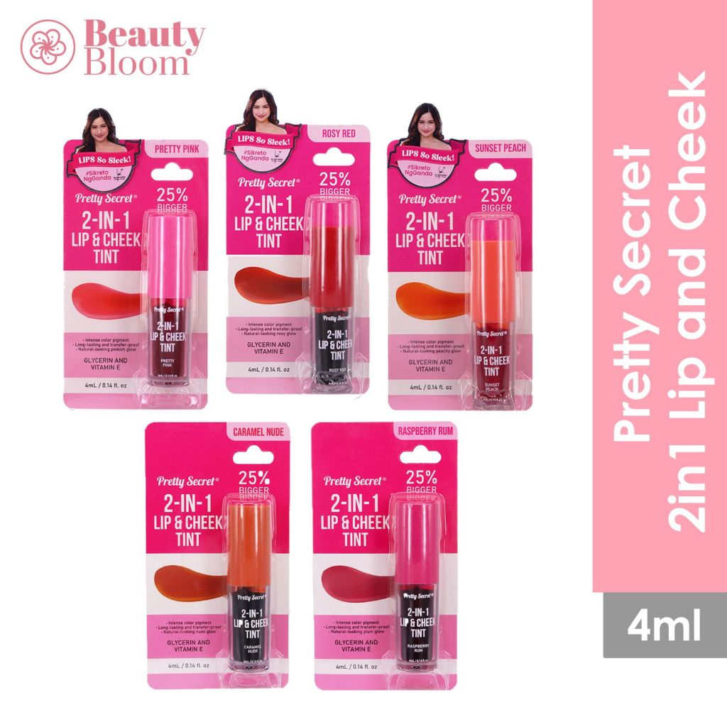 Pretty Secret 2 in 1 Lip and Cheek Tint - 4ml | Shopee Philippines