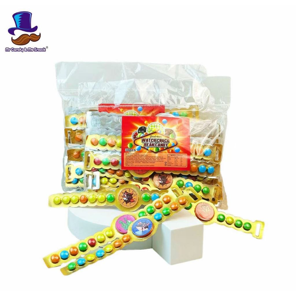 【COD】30PCS Watch Choco Bean Candy/ Chocolate Bean /Toy Candy | Shopee ...