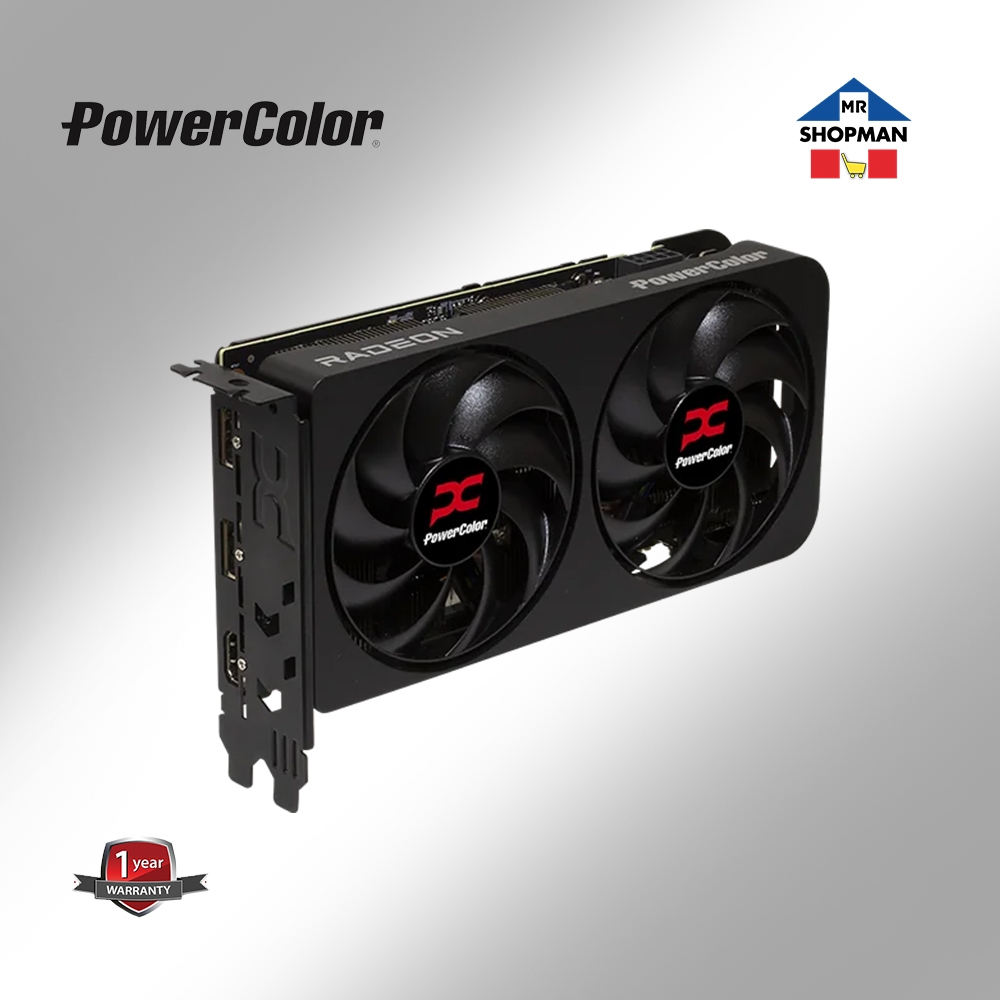 PowerColor AMD Radeon™ Reaper RX 9060XT 8Gb / 16Gb Graphics Card GPU ...