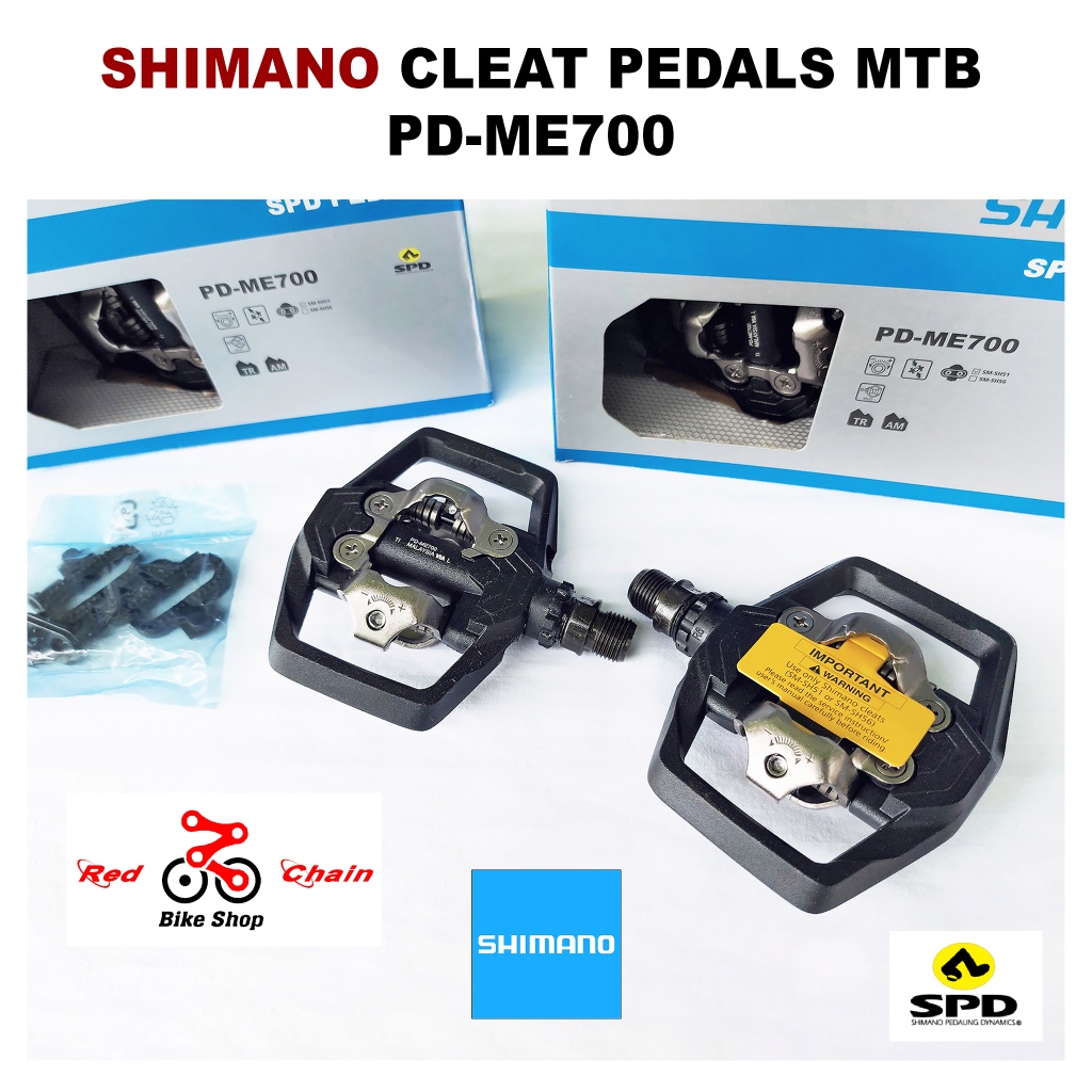 SHIMANO CLEAT PEDALS PD-ME700 for MTB (Original) | Shopee Philippines
