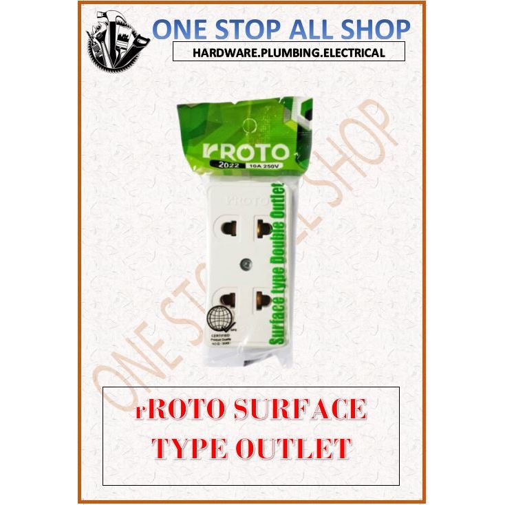 SURFACE TYPE 2 GANG OUTLET | Shopee Philippines