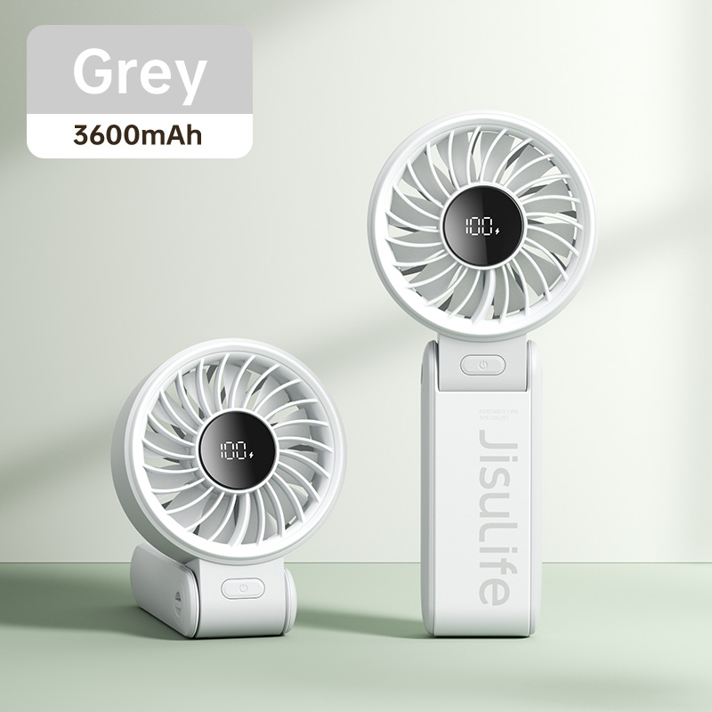 JISULIFE Handheld Fan Life7 Mini Fan Portable Rechargeable 5000mAh ...