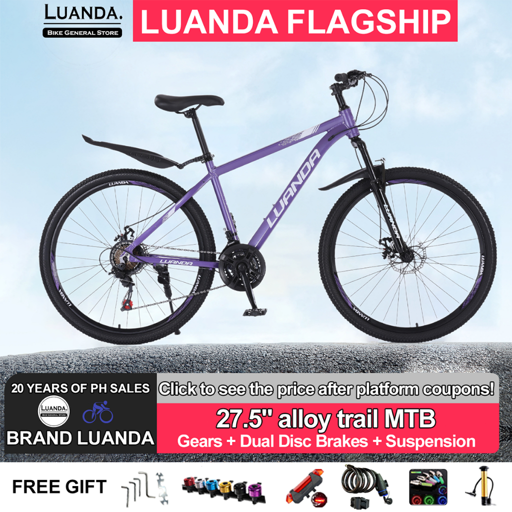 LUANDA Mountain Bike 26 inch High Carbon Steel 21 SPEED Adult Bicycles ...