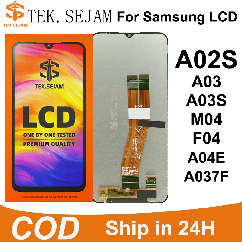 TEK.SEJAM LCD For Galaxy A02S A03S A03 A037F M02S F02S LCD Touch Screen ...