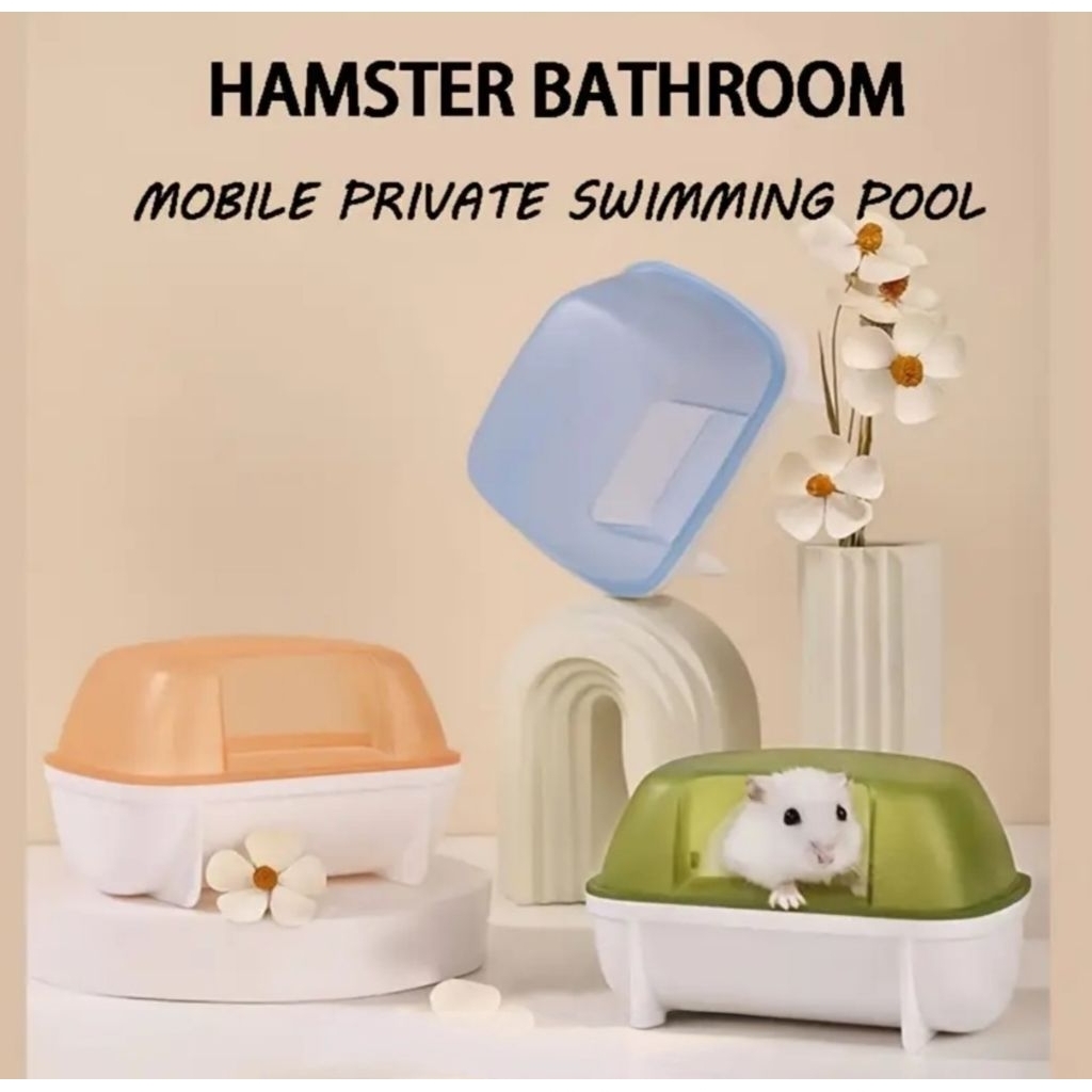 Hamster Sand Bath Container, Hamster Toilet, Sand Bathroom, Bathtub ...