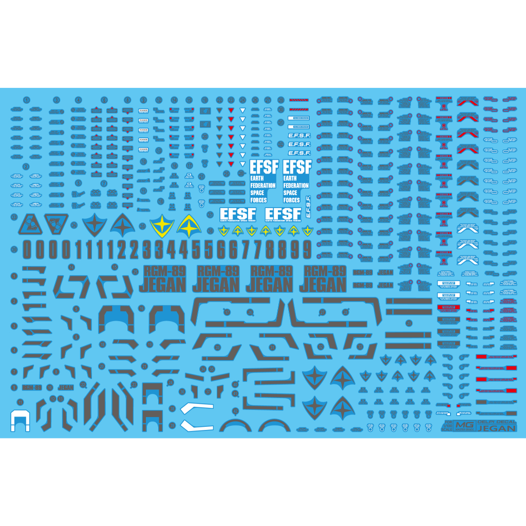 Delpi Decal MG Jegan Waterslide Decals | Shopee Philippines