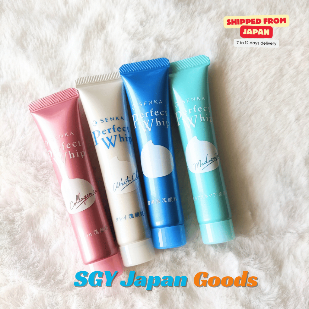 Japanese Senka Perfect Whip Face Wash 15g | Collagen | White Clay ...