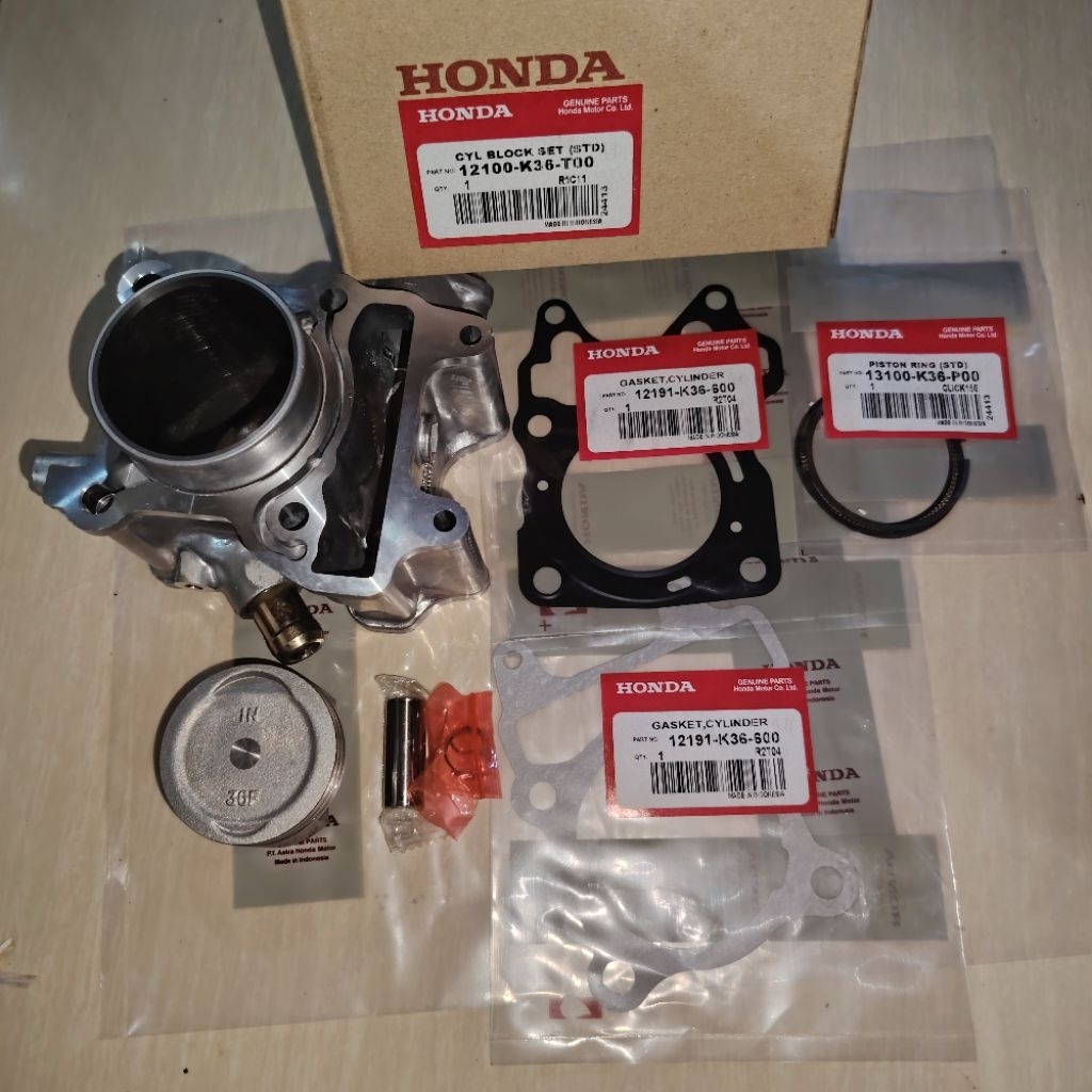 Honda CLICK 150 CYLINDER BLOCK SET (STD) | Shopee Philippines