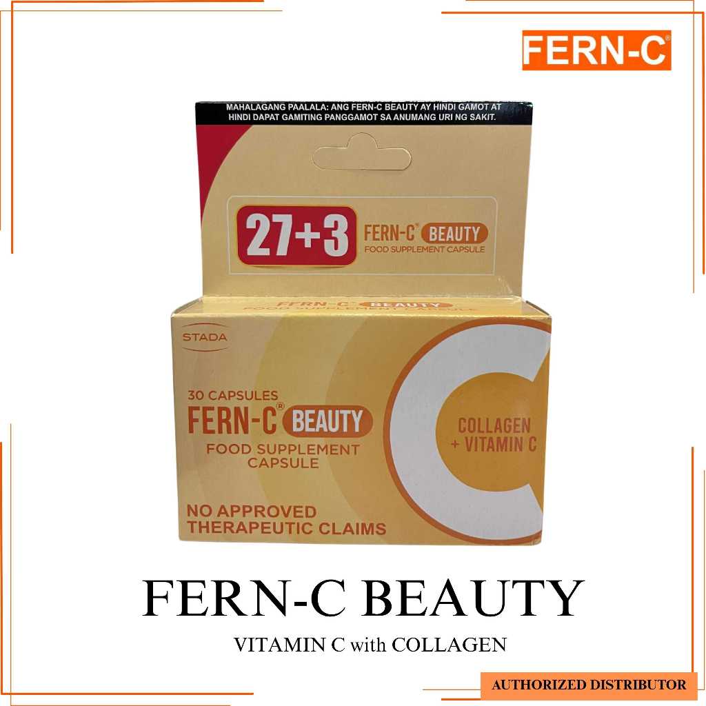 Fern-C Beauty Vitamin-C Collagen Glutathione with Vitamin-E Food ...