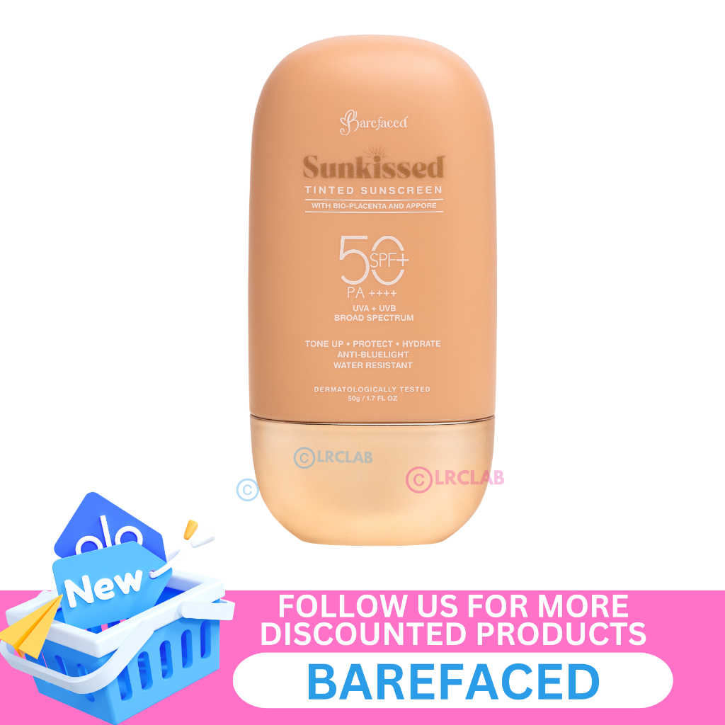 Barefaced Tinted Sunscreen Sunkissed SPF 50 sunscreen cream saku skin ...