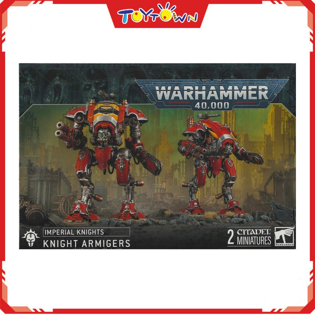 Warhammer 40K: Imperial Knights: Knight Armigers (54-20) | Shopee ...