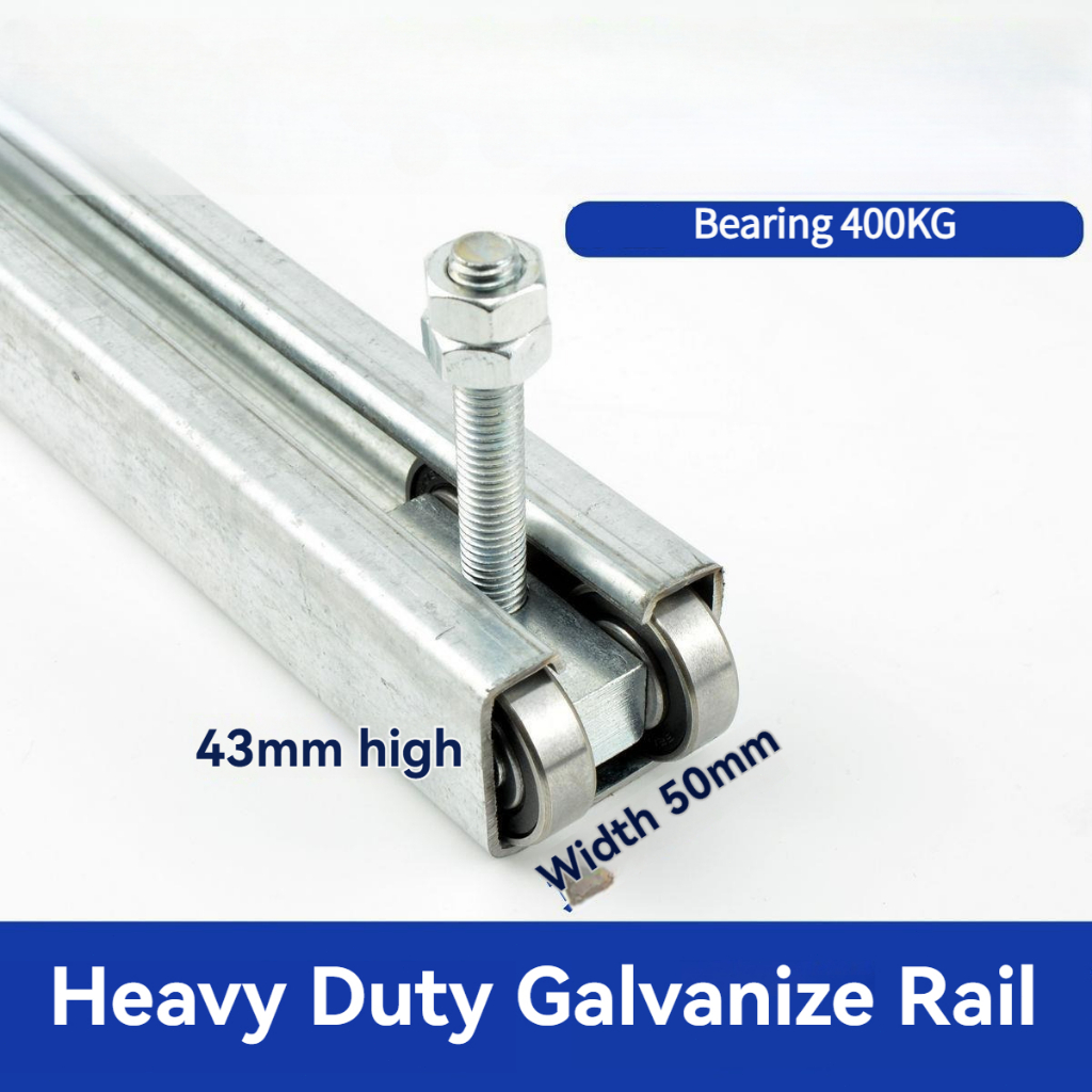 【COD】heavy duty sliding door track Load Bearing 400KG sliding door ...