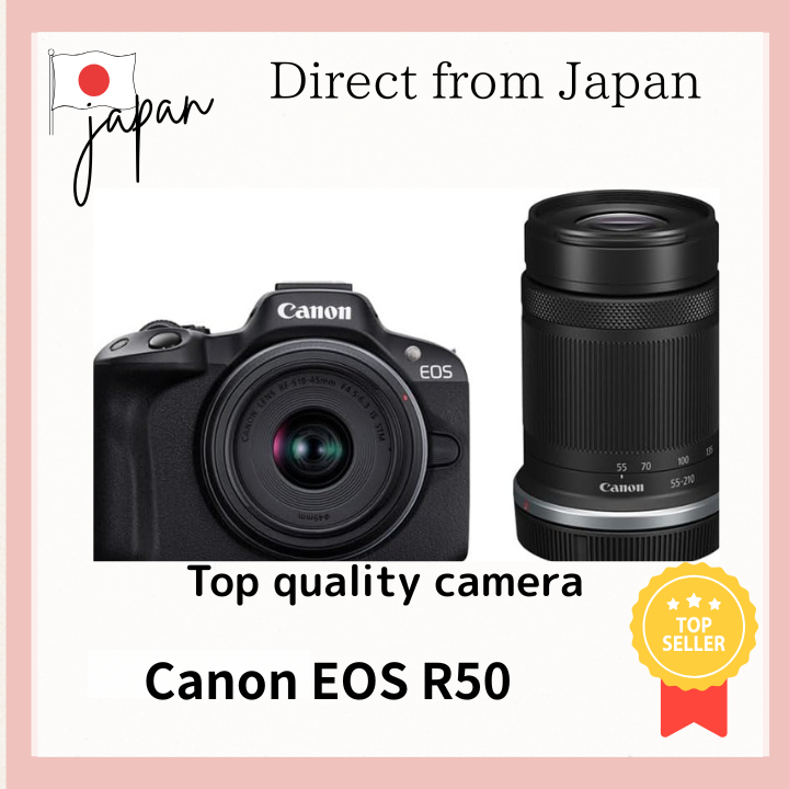 Japan Used Camera Canon Mirrorless Camera EOS R50 Zoom Kit Direct from ...