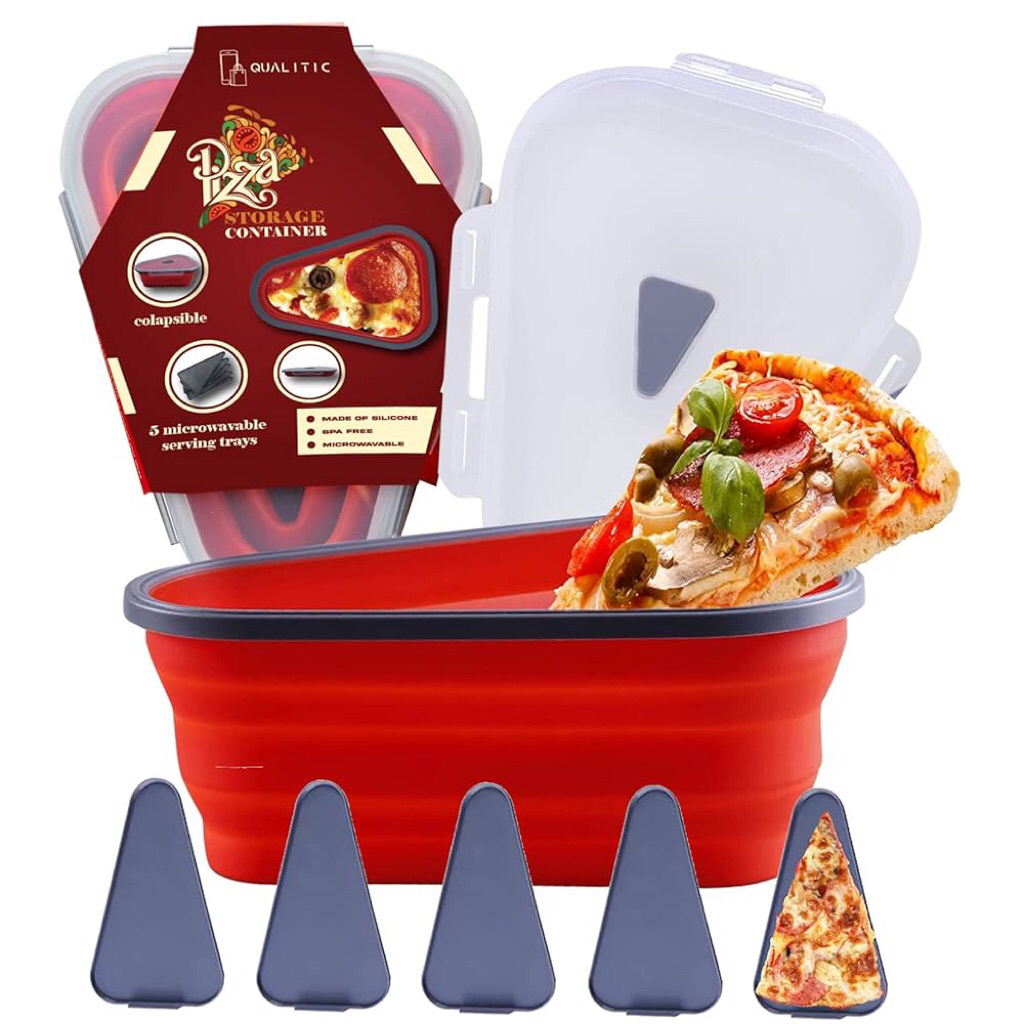 QUALITIC Pizza storage container - pizza pack - pizza container, pizza ...