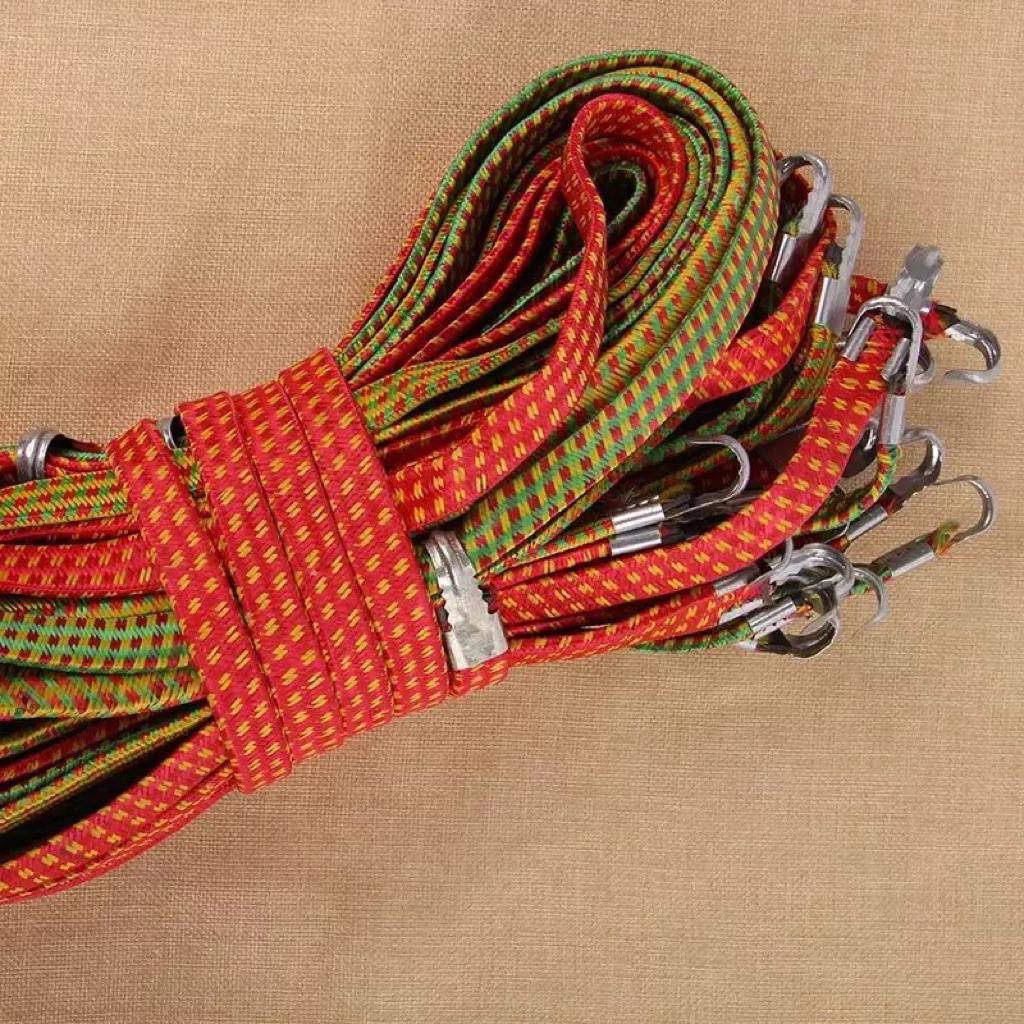 1.5m Motorcycle bundle rope bicycle luggage with elastic rope loose ...