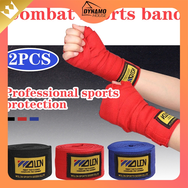 (2 pcs)3M/5M Boxing Bandage Boxing Hand Wraps Cotton Sports Strap ...
