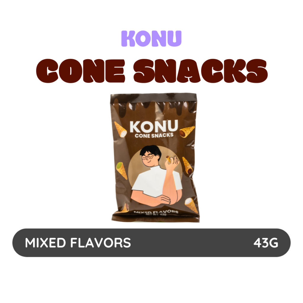 KONU SULIT SACHET PACK Cone Snacks | Shopee Philippines