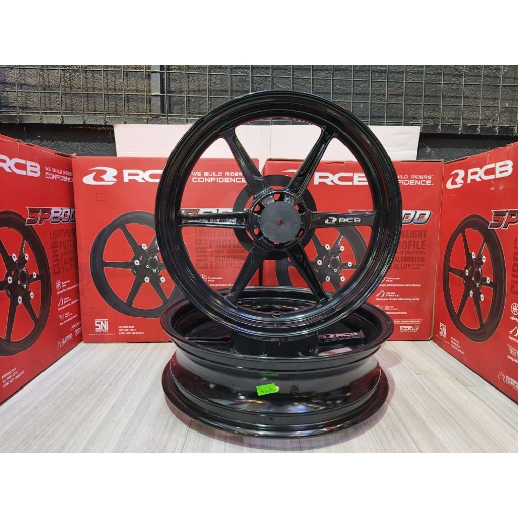 RCB MAGS SET SP800 GLOSS BLACK FOR HONDA ADV 160 RIM 14" 01S0493B ...