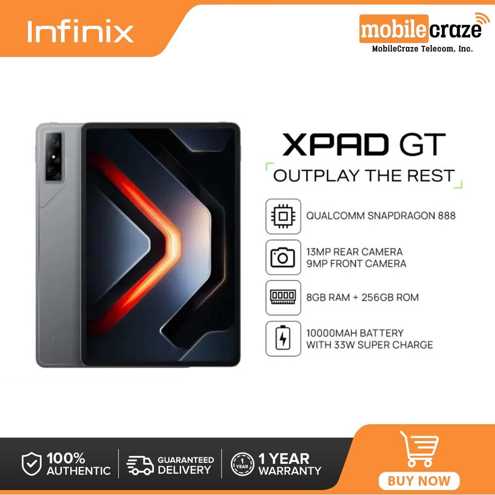 Infinix XPAD GT Tablet | 8GB+256GB | Snapdragon 888 | 13" 2.8K 144Hz ...