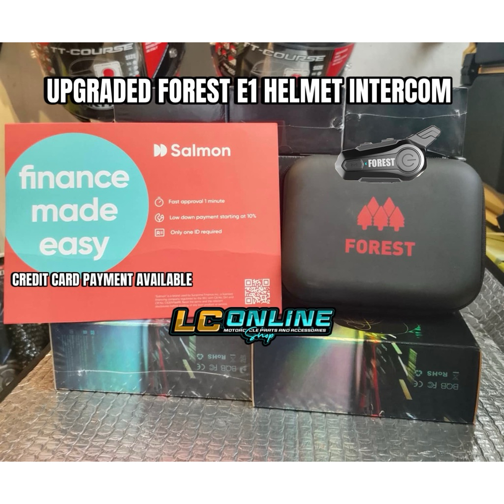 Forest E1 Helmet Bluetooth Intercom | Shopee Philippines