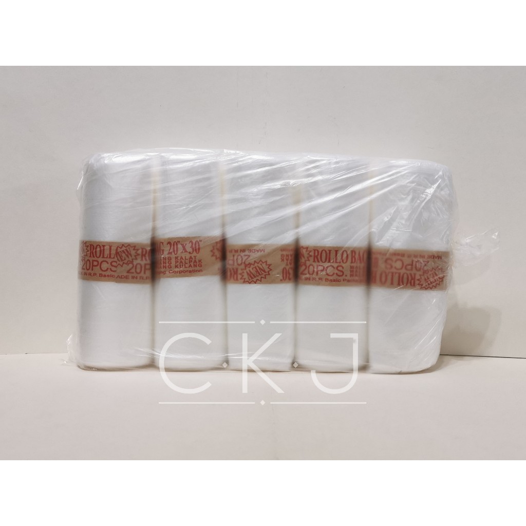 Rollo Bag Plastic Labo Roll (1000 Pcs) 20 x 30 (Laundry Bag) | Shopee ...