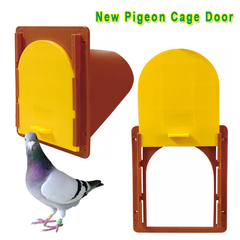 1/2Pcs New Pigeon Cage Door Barrier Free Entrance Door for Dove Bird ...