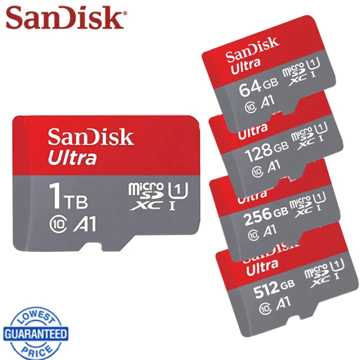 SanDisk Ultra Micro SDXC A1 Series UHS-I Class 10 up to 120MB/s 128GB ...
