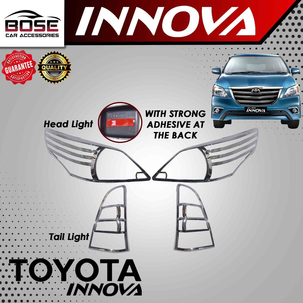 Toyota Innova 2012 2013 2014 2015 Year Model Headlight & Tail light ...