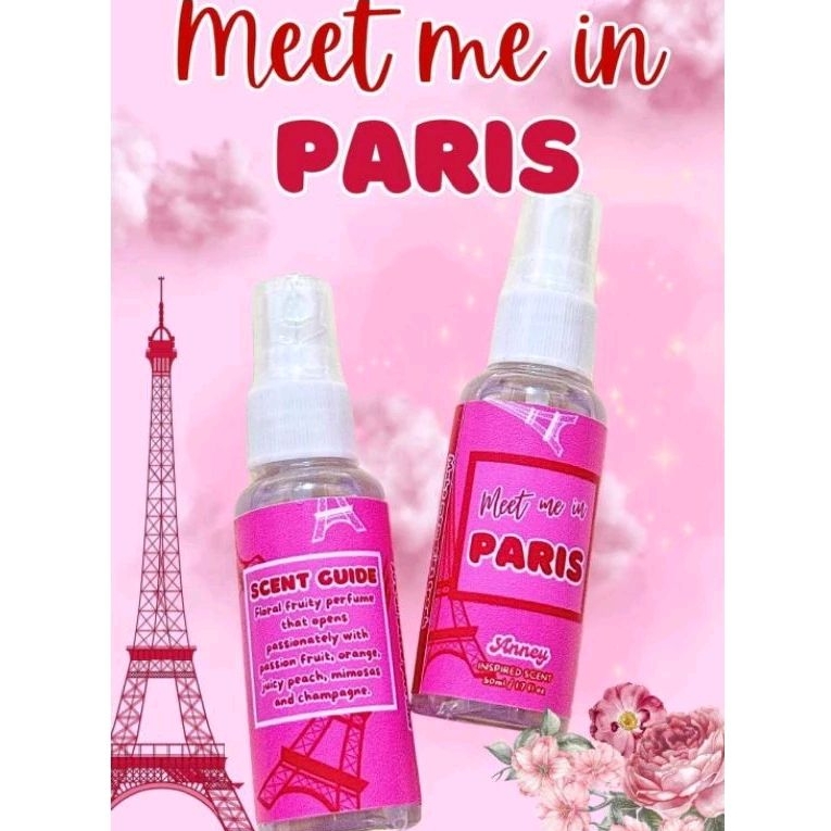 Anney perfume Meet me in Paris with box and freebies | Shopee Philippines