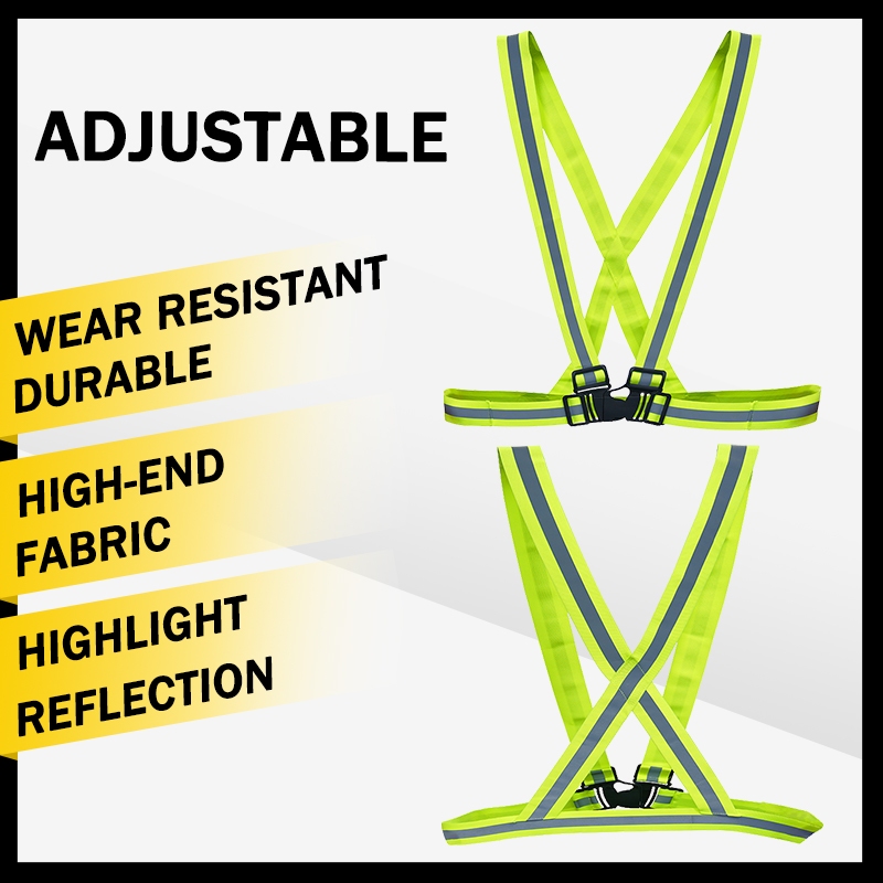 Reflectorized vest Adjustable Reflective Vest security vest safety vest ...