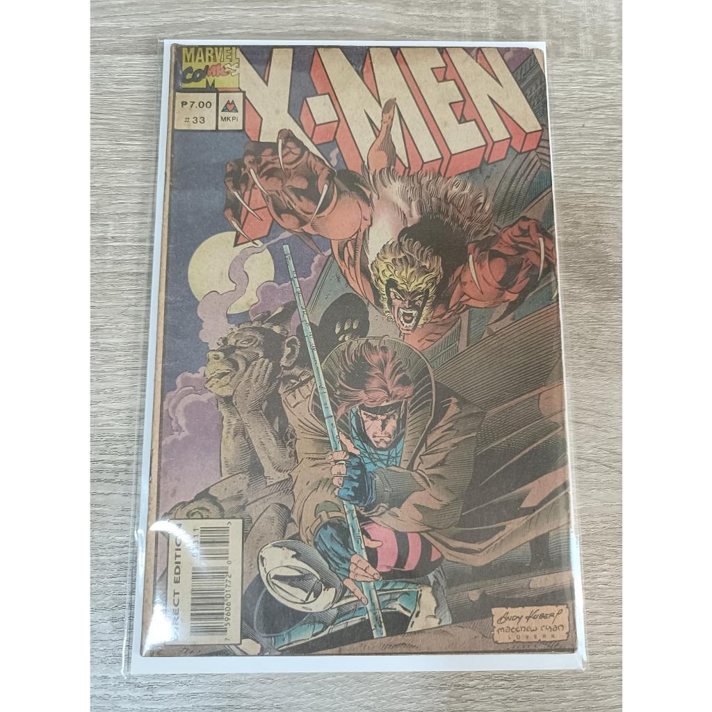 MKPI X-men #33 - VG condition (writing on cover) Tagalog/Filipino ...