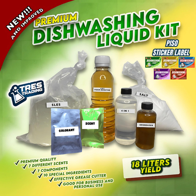 DIY DISHWASHING LIQUID KIT (18 Liters Yield) | Shopee Philippines