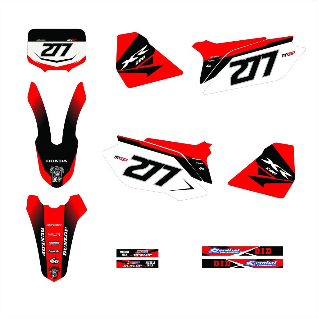Honda XR 200 [ CRF 250R ( 2010 - 2013 ) & CRF 450R ( 2009 - 2012 ...