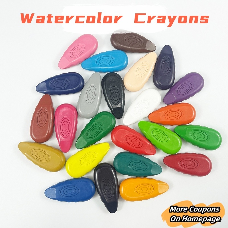 12/24/36Pcs Water Drop Crayons Washable Coloring Set for Kids Non ...