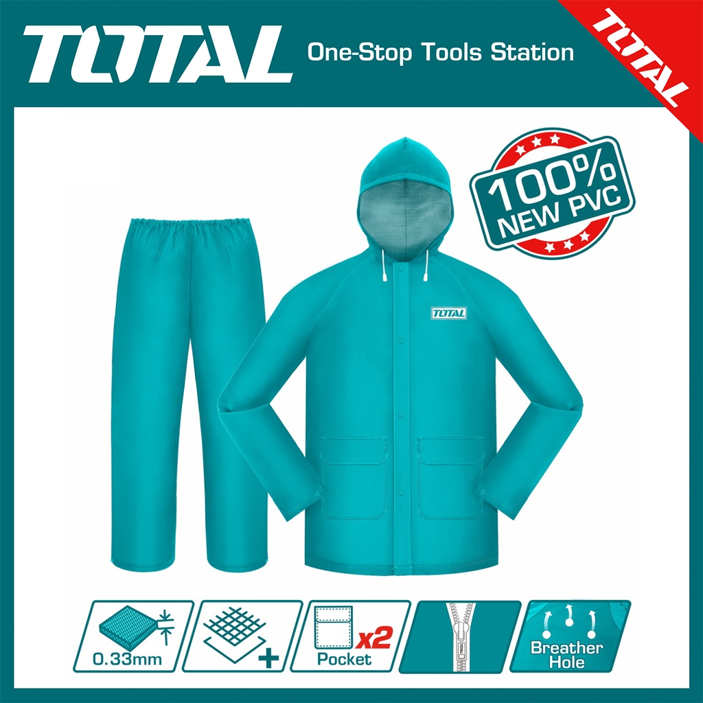 Total Rain Suit 2 IN 1 Outdoor raincoat rain pants suit Raincoat High ...