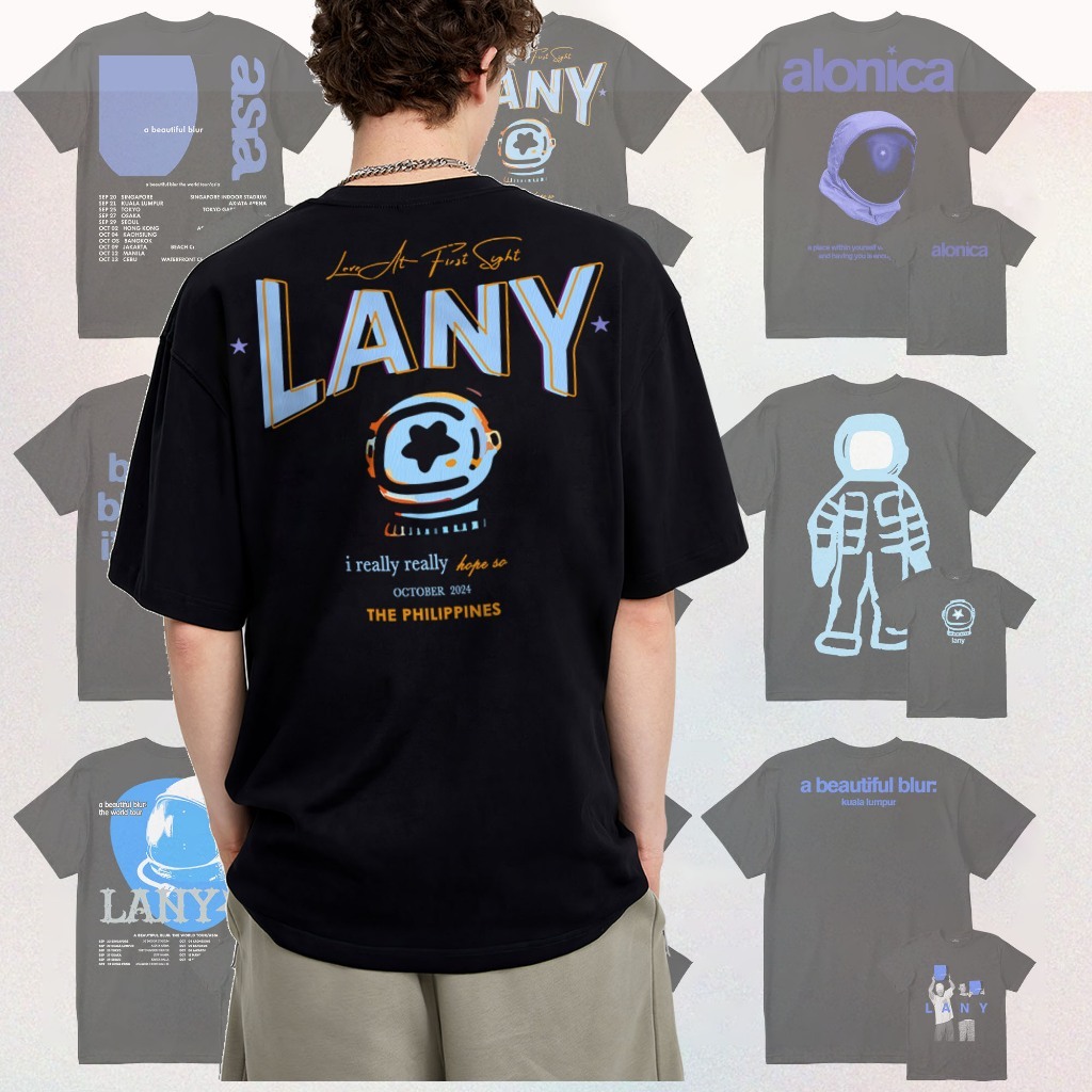 LANY A Beautiful Blur Oct 2024 World Tour Fan Support T-shirt Cotton T ...