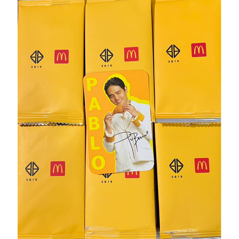 [OFFICIAL] SB19 x Mcdo Limited Edition Photocards | Shopee Philippines
