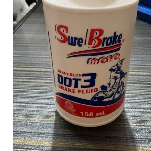 MOTORCYCLE SURE BRAKE FLUID 150ML | Shopee Philippines