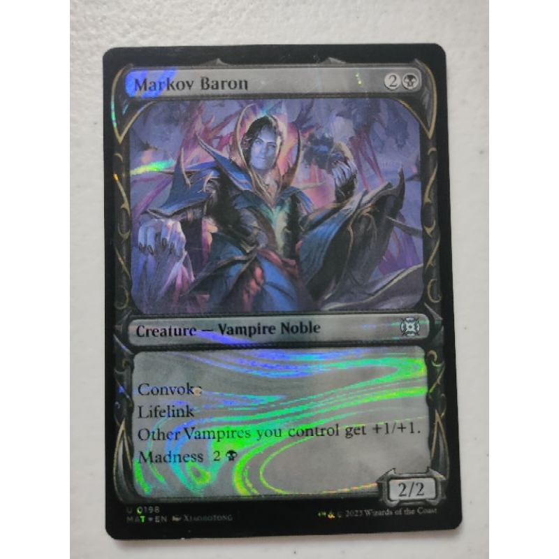 MTG - Markov Baron - HALO FOIL - MAT | Shopee Philippines